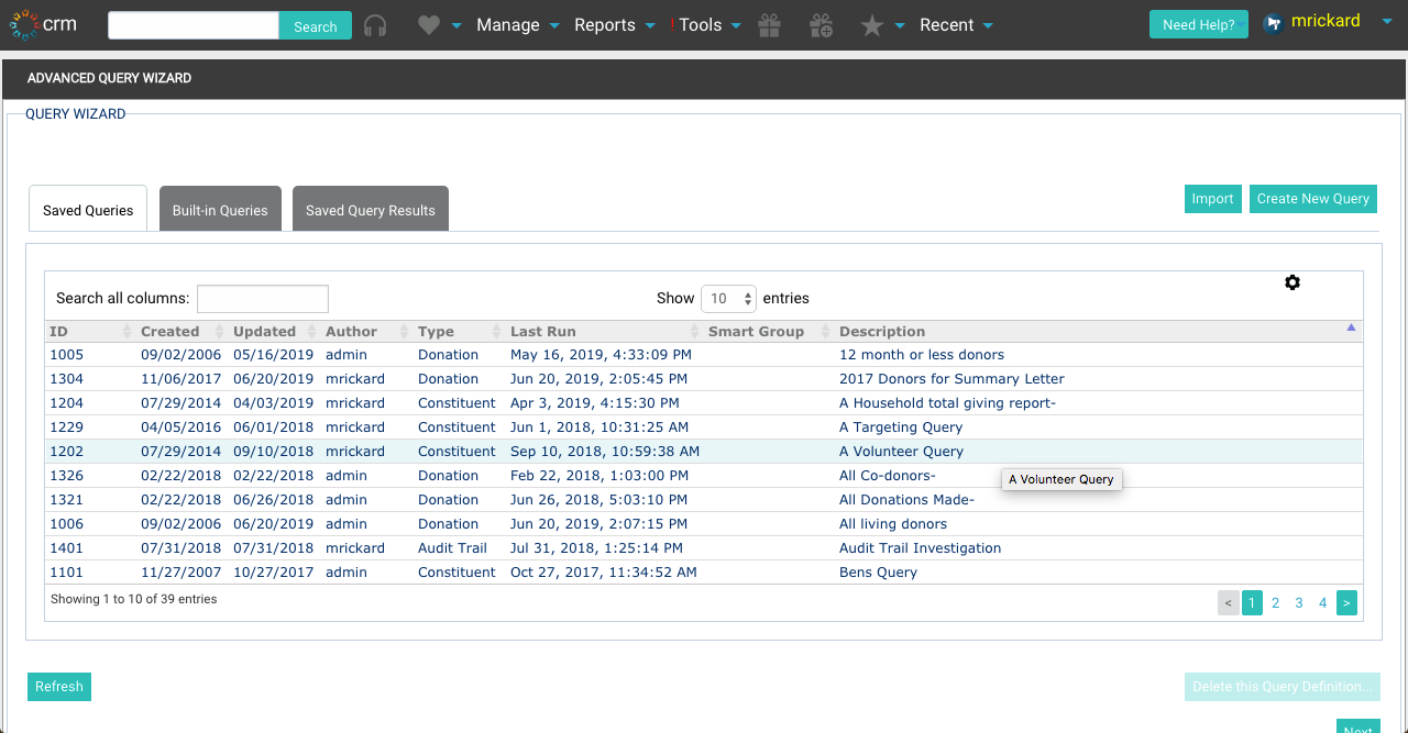 Reports Overview – Salsa Knowledgebase